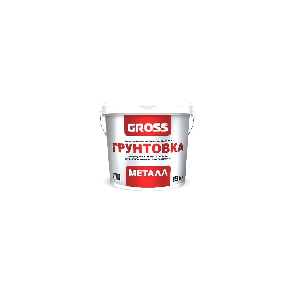 Грунтовка по металлу GROSS Металл 13кг 4620002840082 - выгодная цена ...