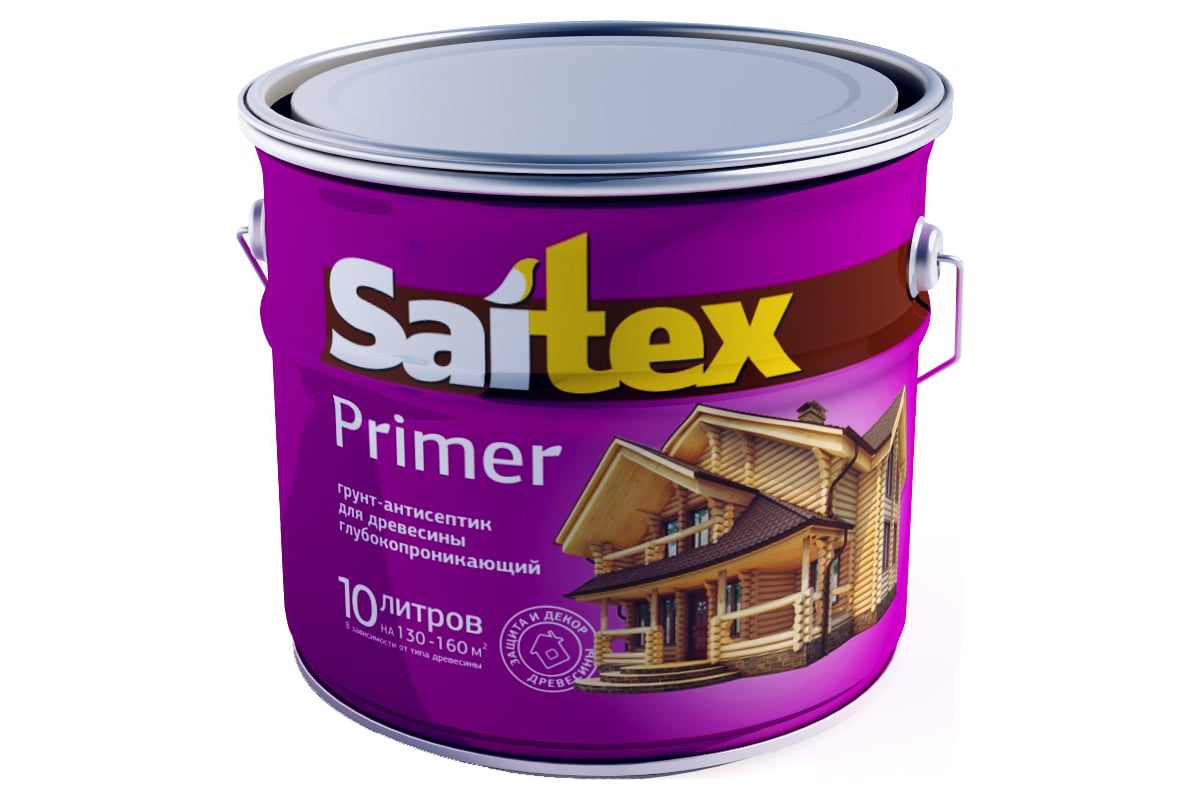 Грунт Сайвер Saitex бесцветный 10л 4690681002286 - выгодная цена ...