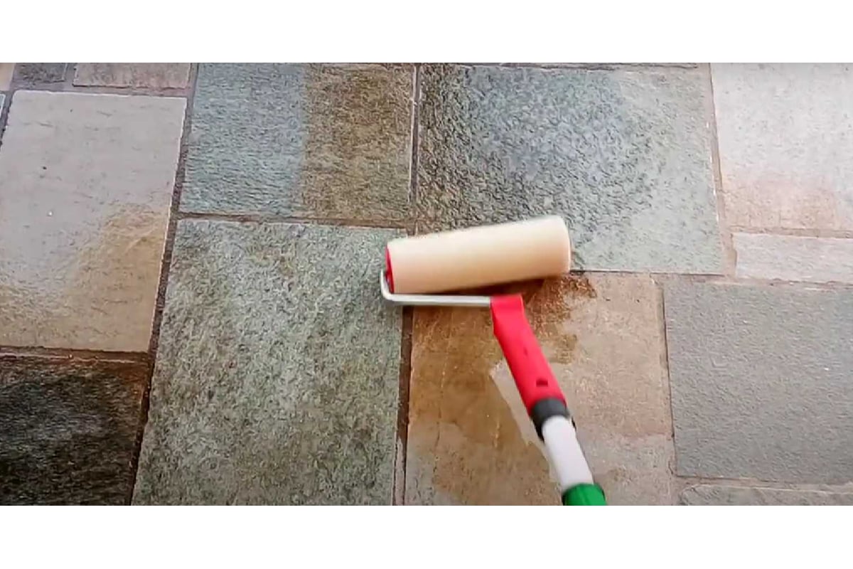 Акриловый УФ стойкий прозрачный лак NEOTEX Neodur Stone Varnish 4л ...