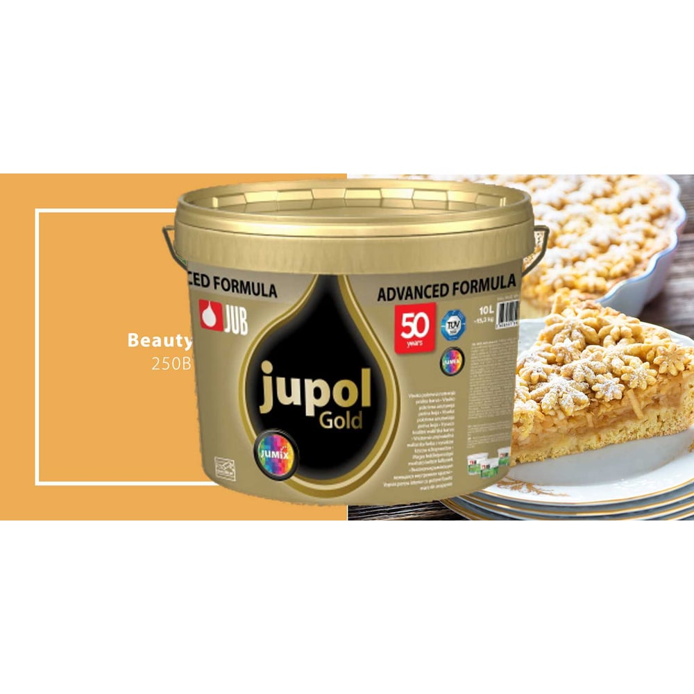 Моющаяся краска для стен и потолков JUB JUPOL GOLD 5л, база B, цвет ...