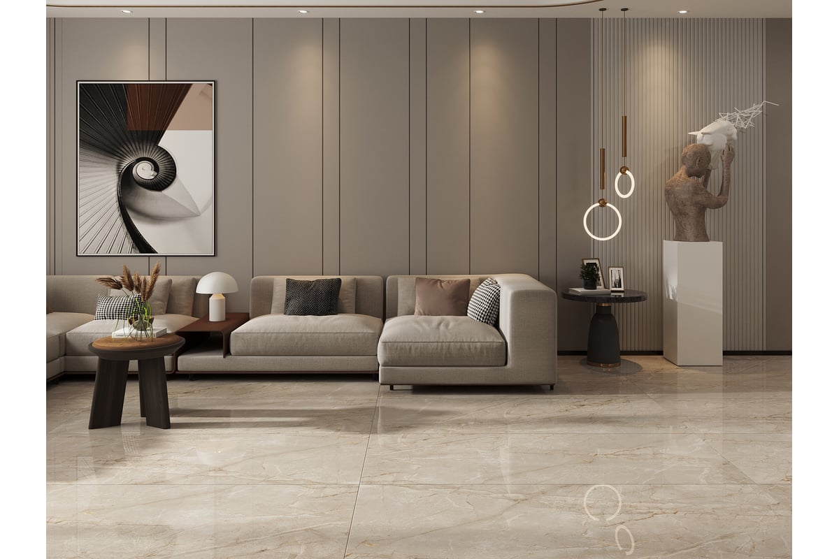 Керамогранит Evolution Ceramic 60x120, Enox Beige Glossy, 2 шт ...