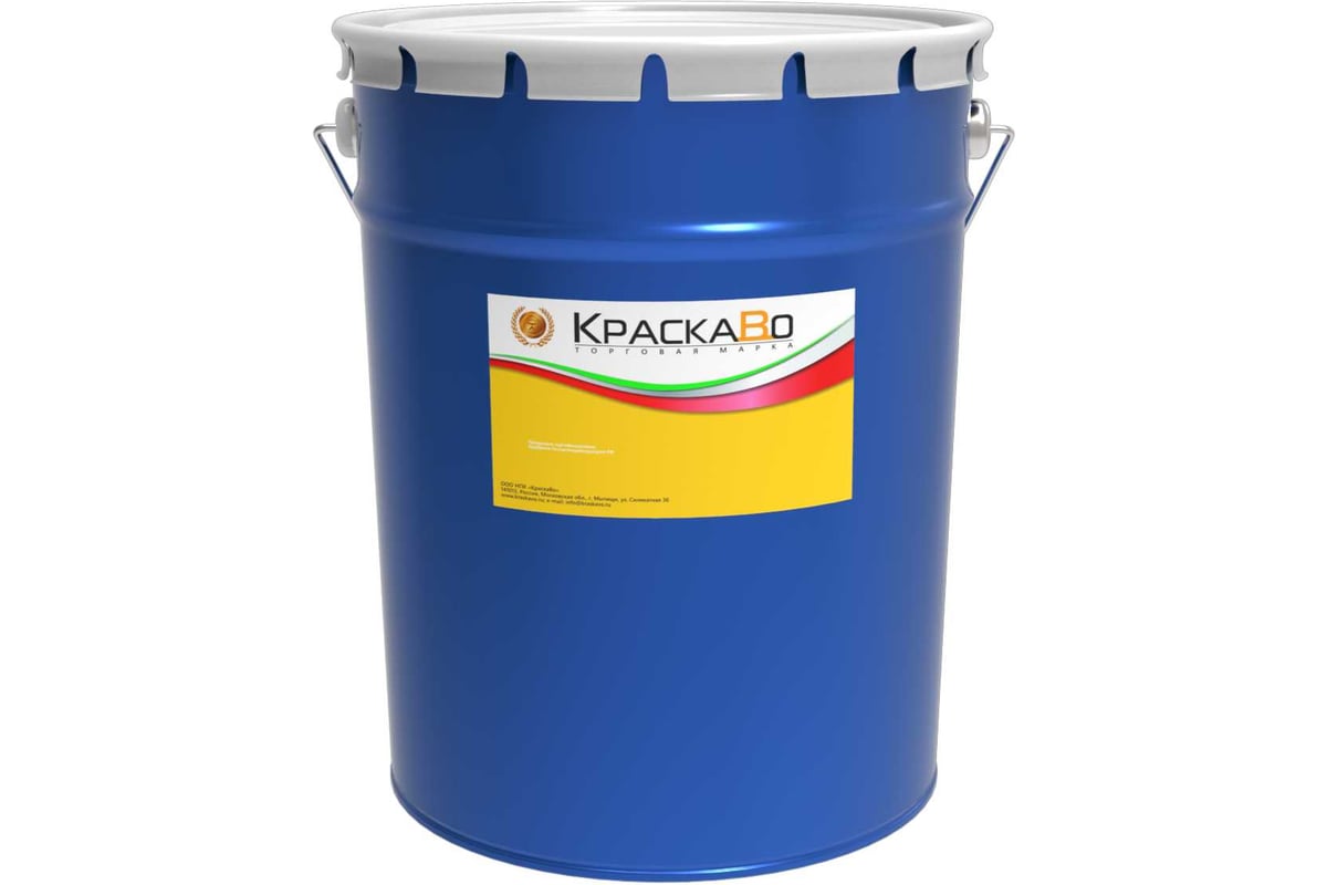 Бордюрная краска КраскаВо белая, 25 кг 4620105772938 - выгодная цена ...