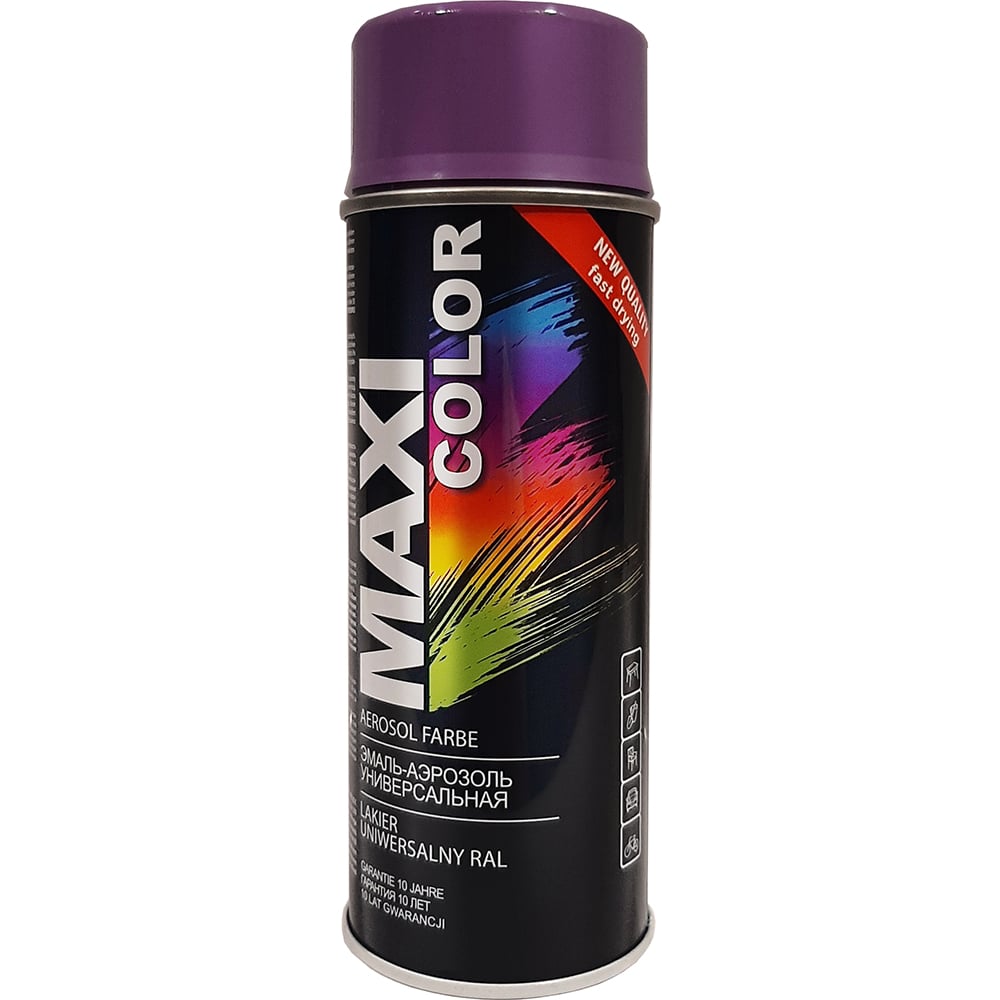 Эмаль-аэрозоль MAXI COLOR фиолетовая 0,4 л 4005MX - выгодная цена ...