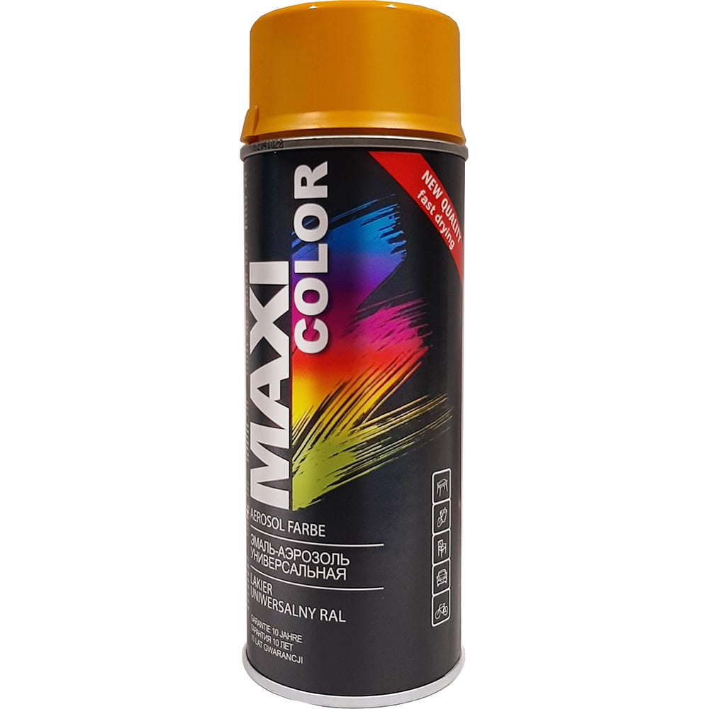 Эмаль-аэрозоль MAXI COLOR ярко-оранжевая 0,4 л 2002MX - выгодная цена ...