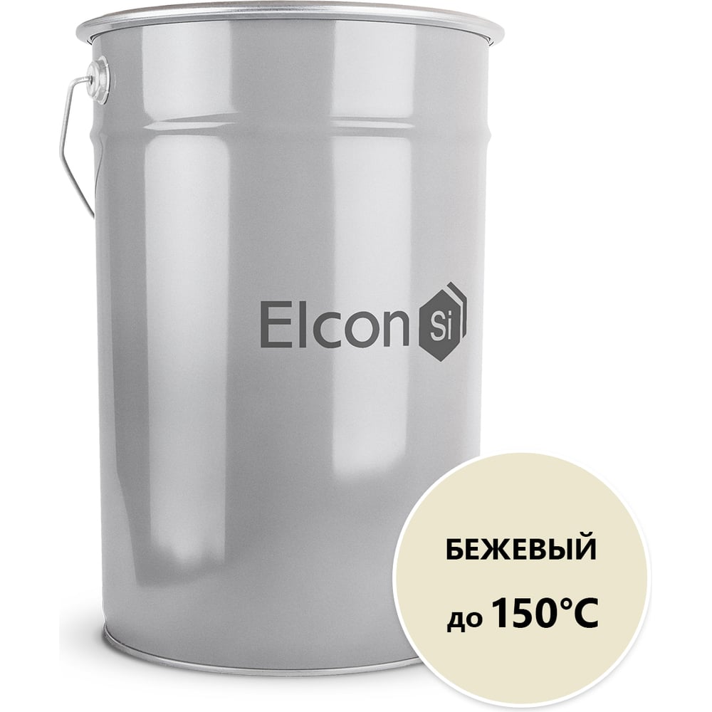 Фасадная эмаль Elcon КО-174 бежевая,(RAL 1015), 25 кг 00-00004027 - выгодная цена, отзывы ...