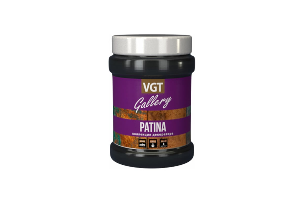 Лессирующий состав с эффектом чернения VGT GALLERY PATINA, КОЛЛЕКЦИЯ ...