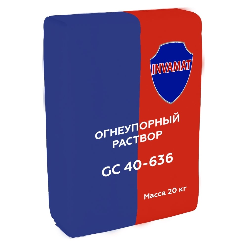 Огнеупорный раствор INVAMAT GC 40-636 крафт-пакет (мешок) 1035 ...