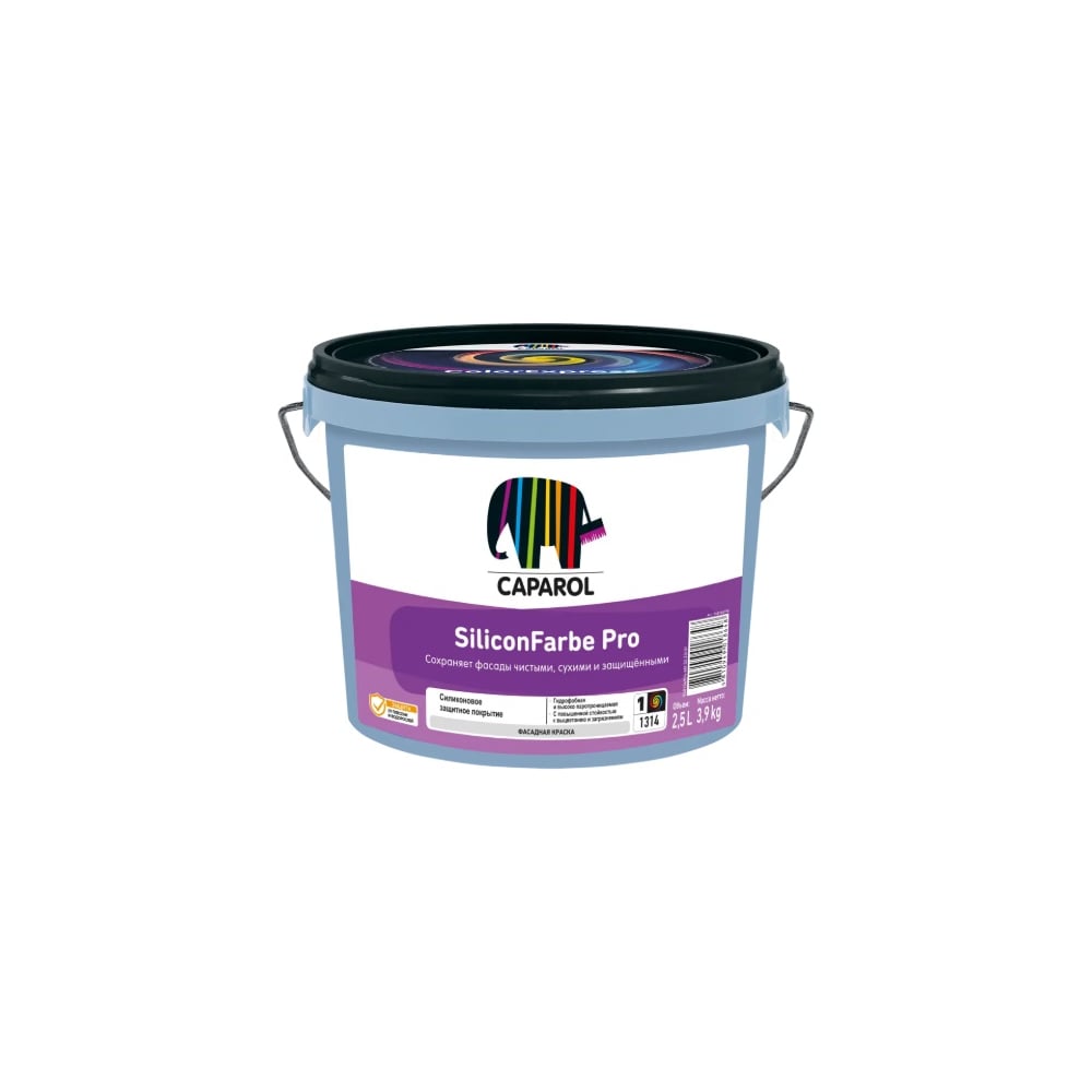 Краска Caparol CP SiliconFarbe Pro База 1 2.5 948104995 - выгодная цена, отзывы, характеристики ...