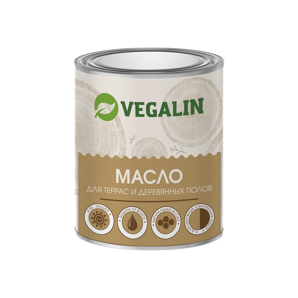 Масло для террас VEGALIN Серый, 0,75 л 401114 - выгодная цена, отзывы ...