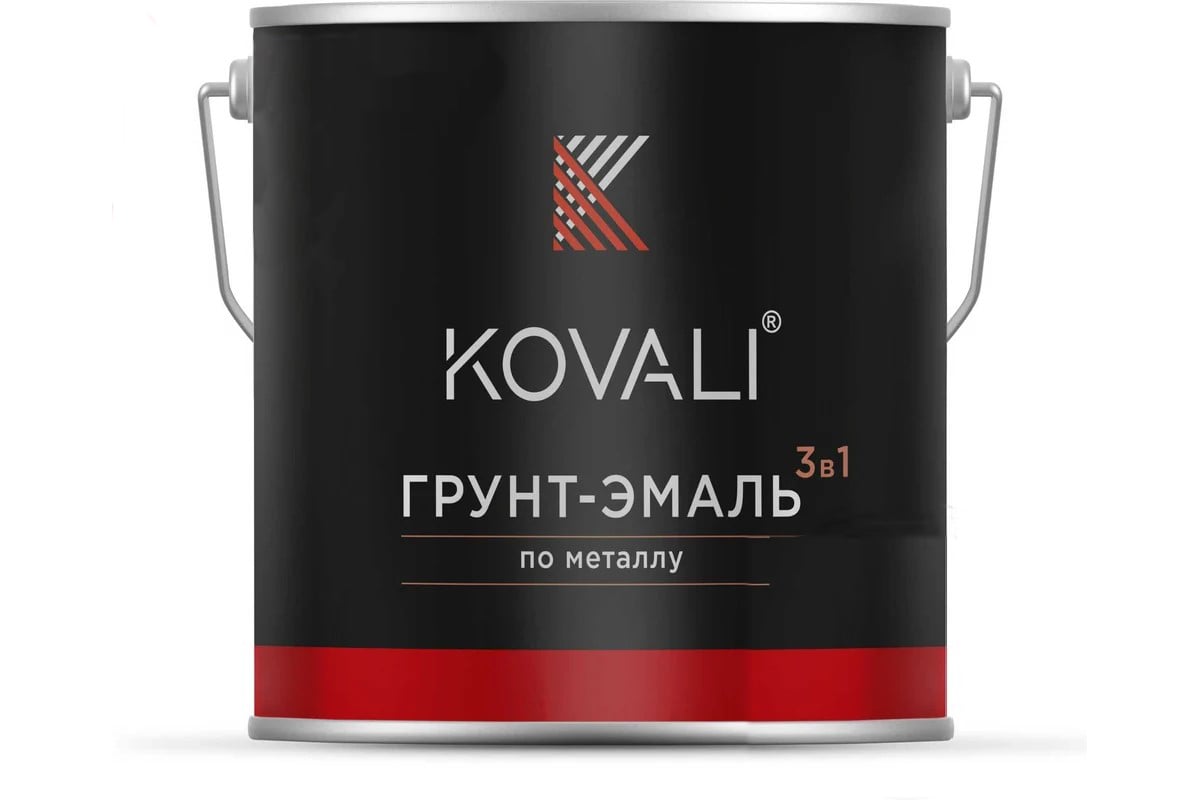 Грунт-эмаль KOVALI 3 в 1 полуглянец NCS S 0530-R10B 2.4 кг А3.1.20530 ...