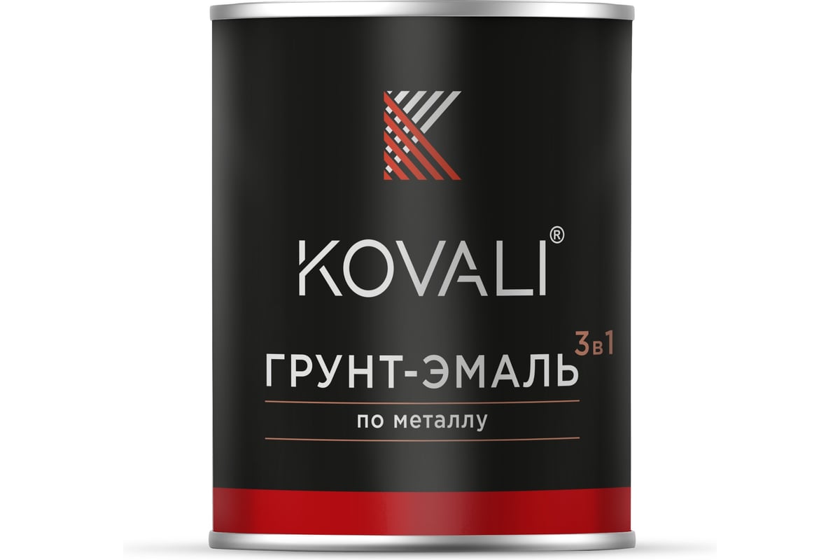 Грунт-эмаль KOVALI 3 в 1, матовая, NCS S 0520-R80B, 0,8 кг, А3.2.10520 ...