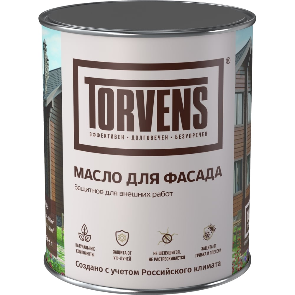 Масло для фасада Torvens бесцветное, 1 л 00-00009240 - выгодная цена ...