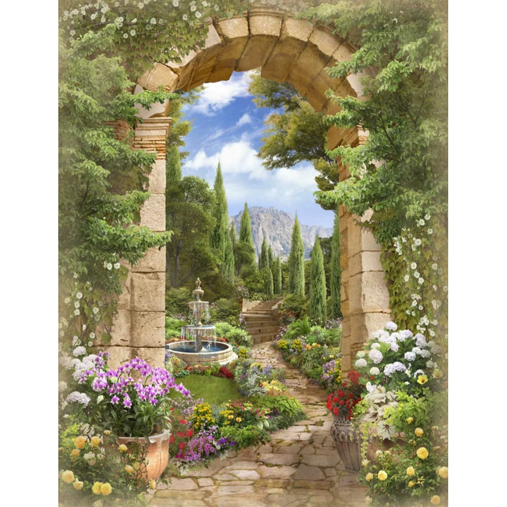 Фотообои Dekor Vinil Арка с цветами 200х260 см 8005dv - выгодная цена ...