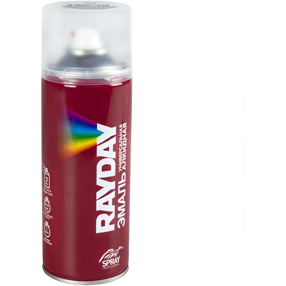 Алкидная аэрозольная краска RAYDAY Ral 7040 серая, 520 мл Rd-045 223192 ...