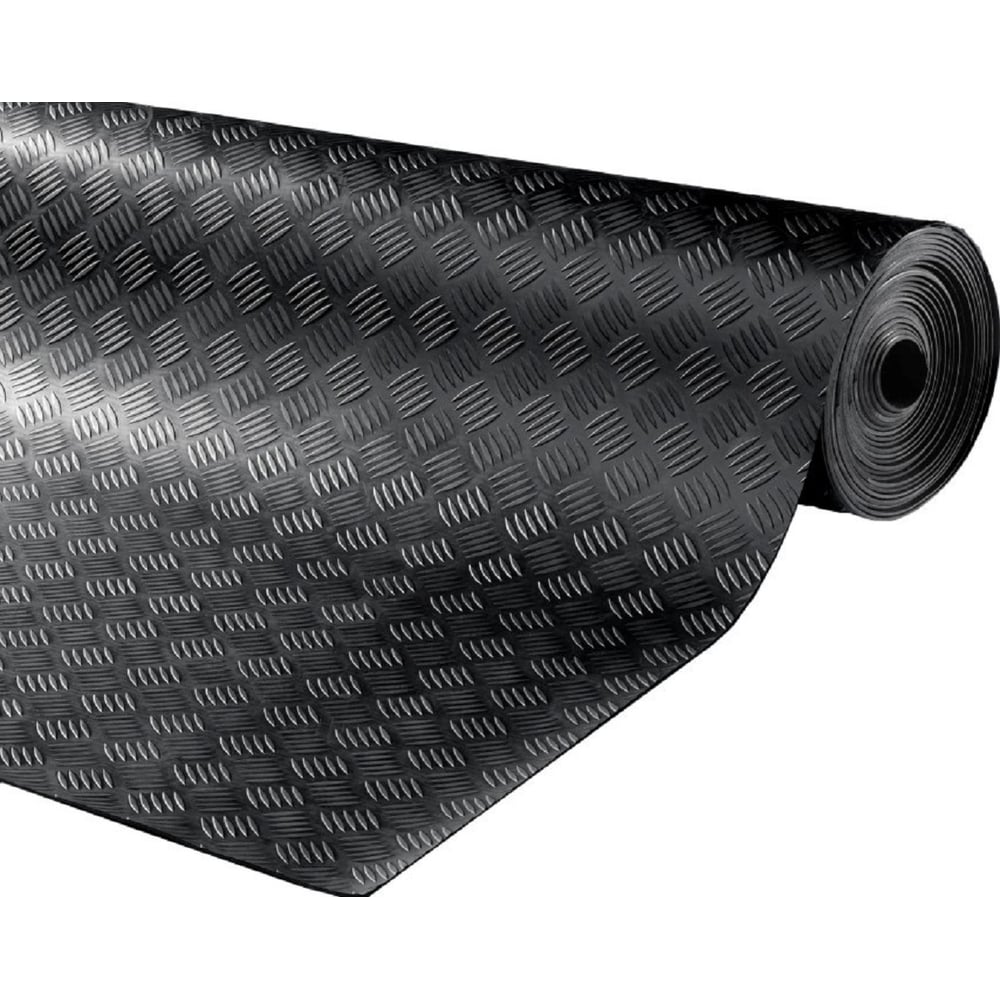 Резиновое рулонное покрытие ComeForte Шашки 1,2х10 м Checker Rubber ...