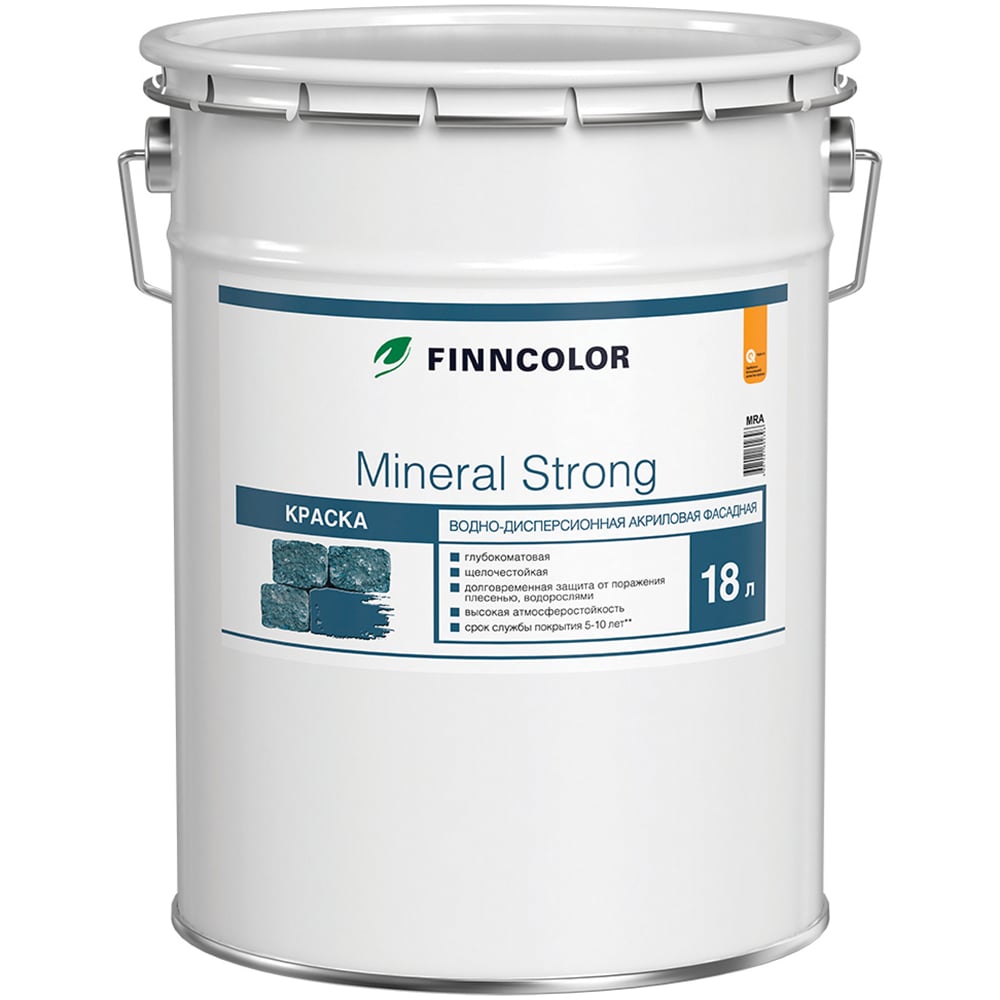 Фасадная краска FINNCOLOR Стронг минерал 18 л 40996 - выгодная цена ...