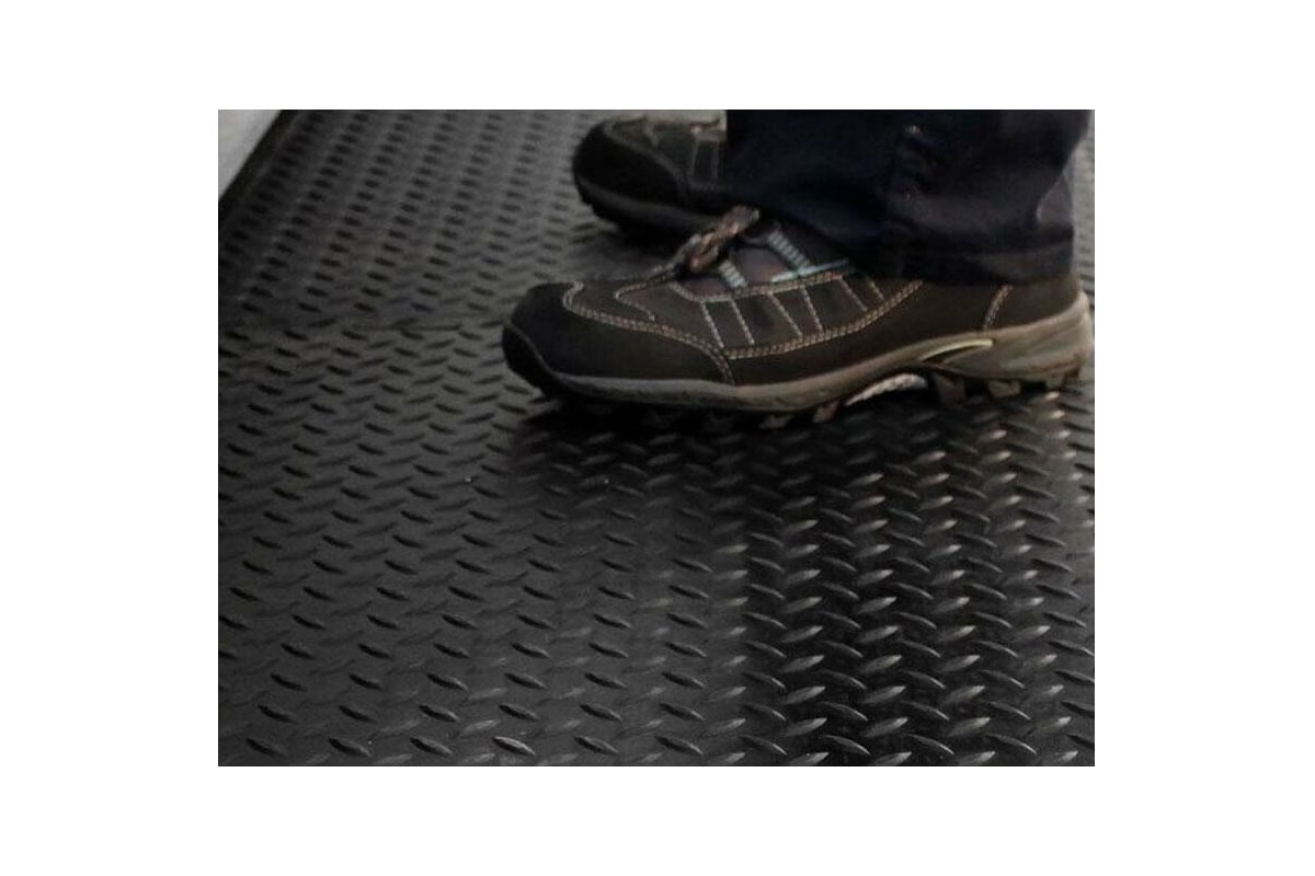 Резиновое рулонное покрытие ComeForte Елочка 1х10 м Diamond Rubber ...