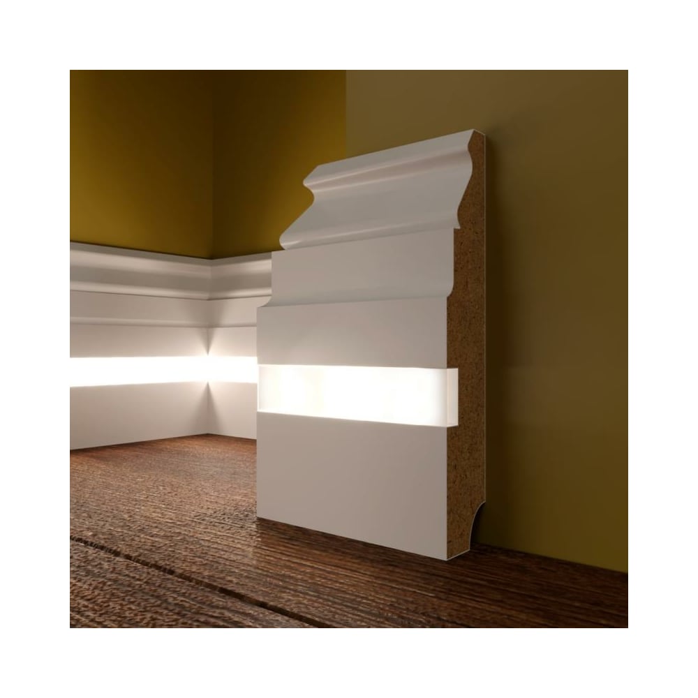 Напольный плинтус Еvrowood PN 090 LED 100x18x2000 мм PN090LED - выгодная цена, отзывы ...