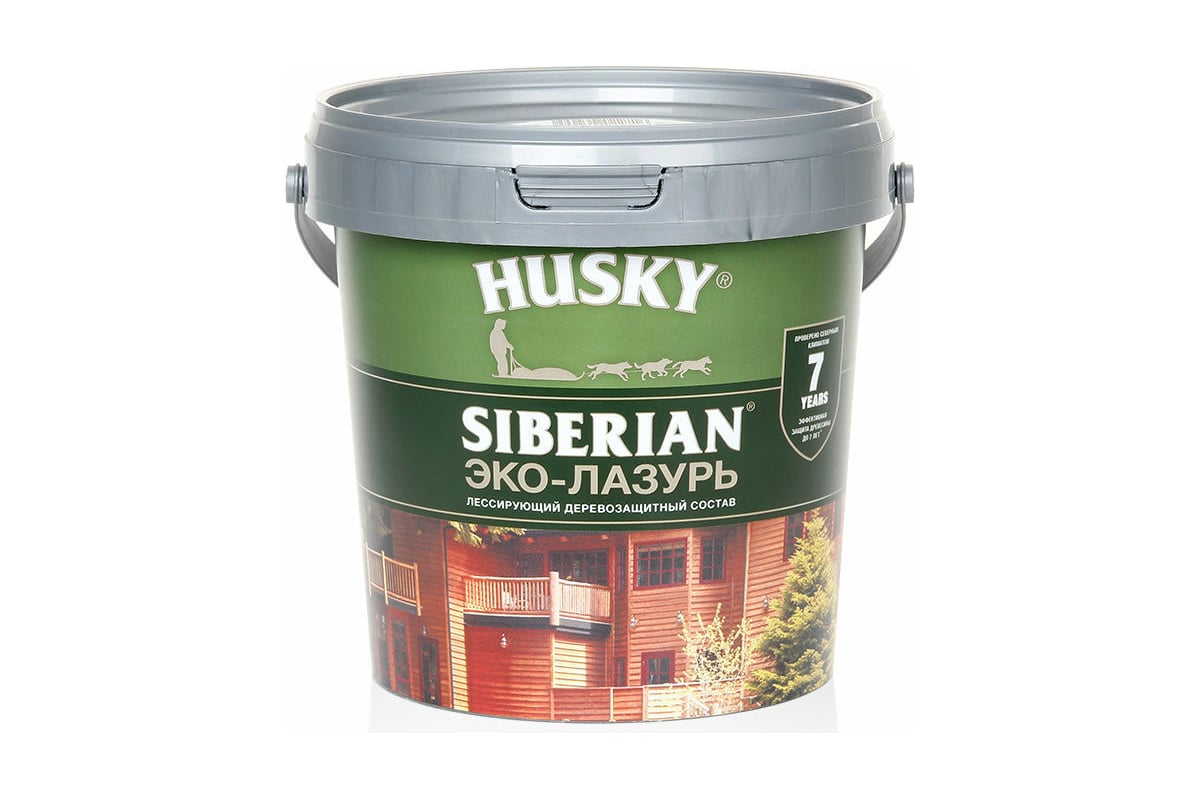 Эко-лазурь HUSKY белый 0,9 л 25166 - выгодная цена, отзывы ...