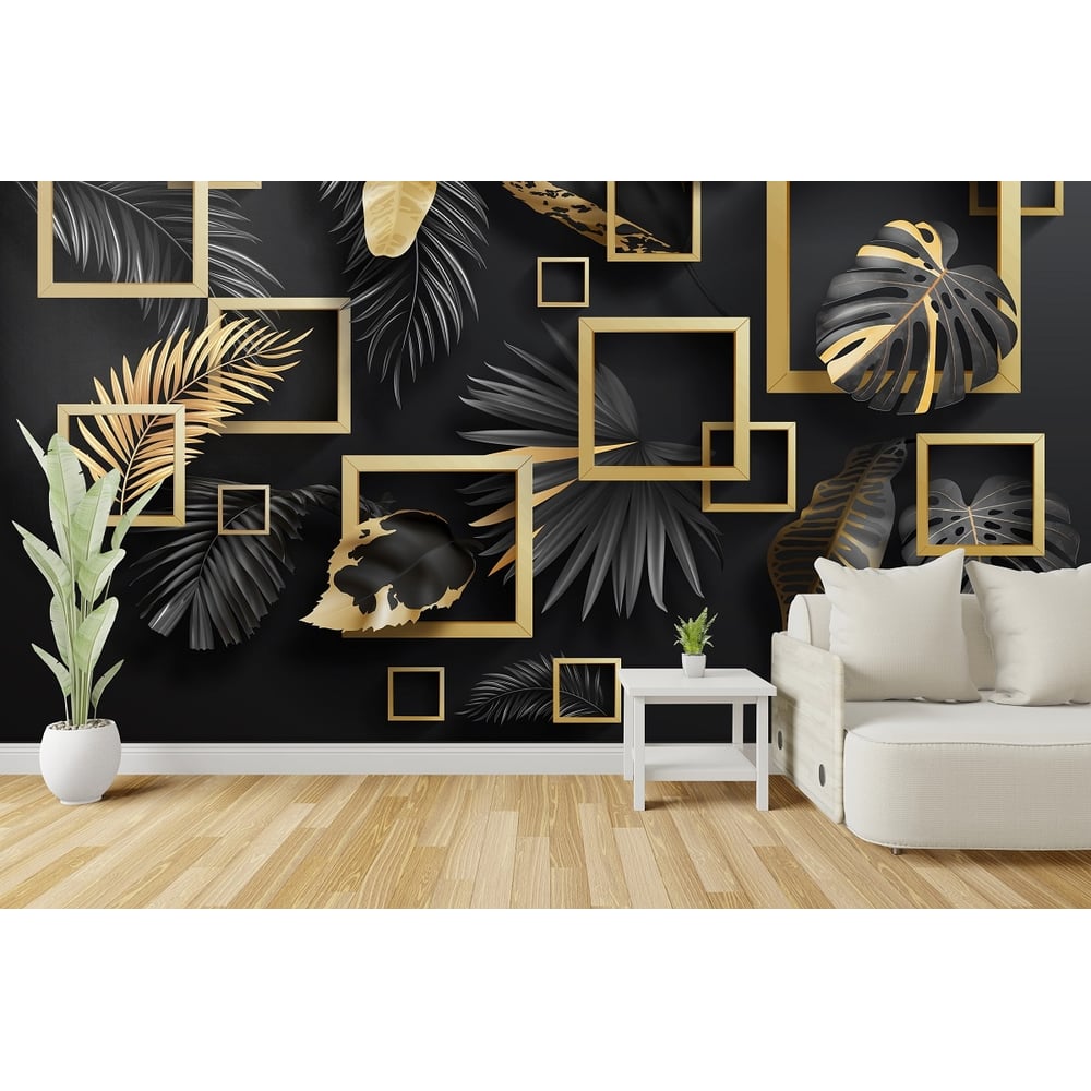 Фотообои флизелиновые PRIMAVERA Тропические листья PV-1185-P4 ...