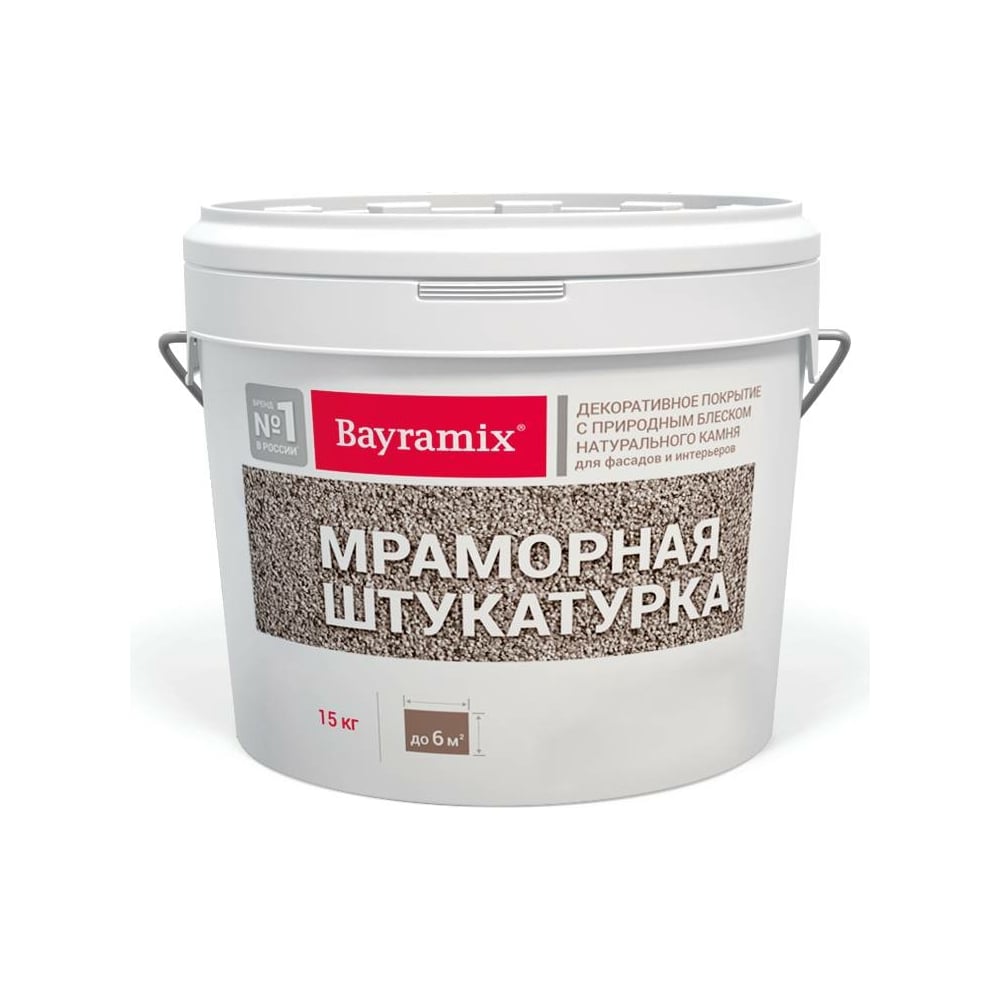 Мраморная штукатурка Bayramix BAY Peach Rose-K 15 кг BMSH-PR-K ...