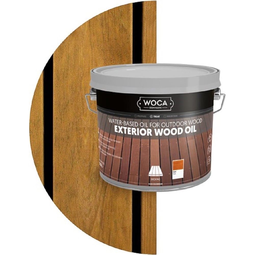 Масло Woca Exterior Wood Oil для наружных работ, водная основа, Тик ...
