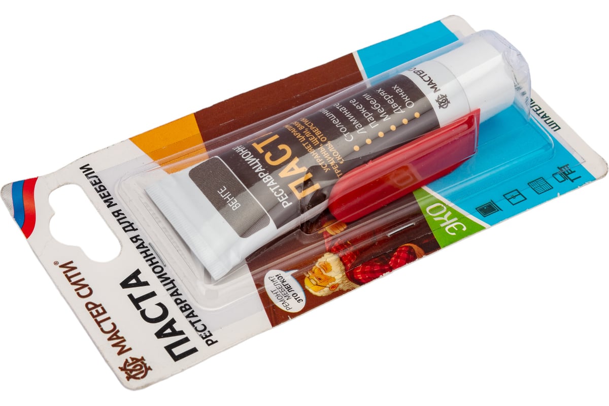 Реставрационная паста Мастер Сити (туба 30 мл; блистер; венге) 2091307 ...