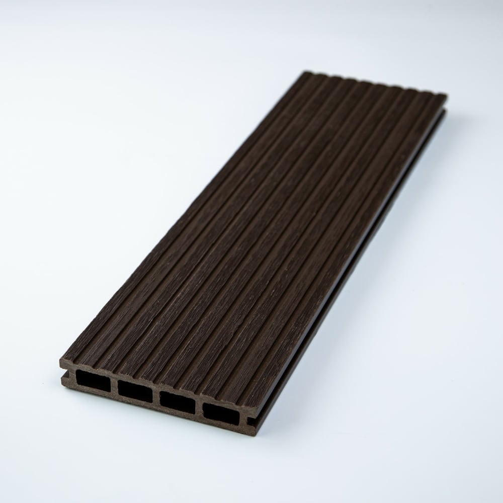 Террасная доска Экодекинг Комфорт 3D 4 м, шоколад 4687202237944 ...