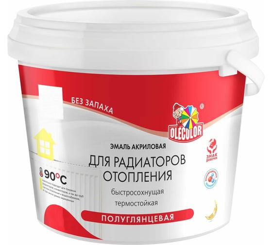 Отзывы о акриловой эмали для радиаторов отопления OLECOLOR ...