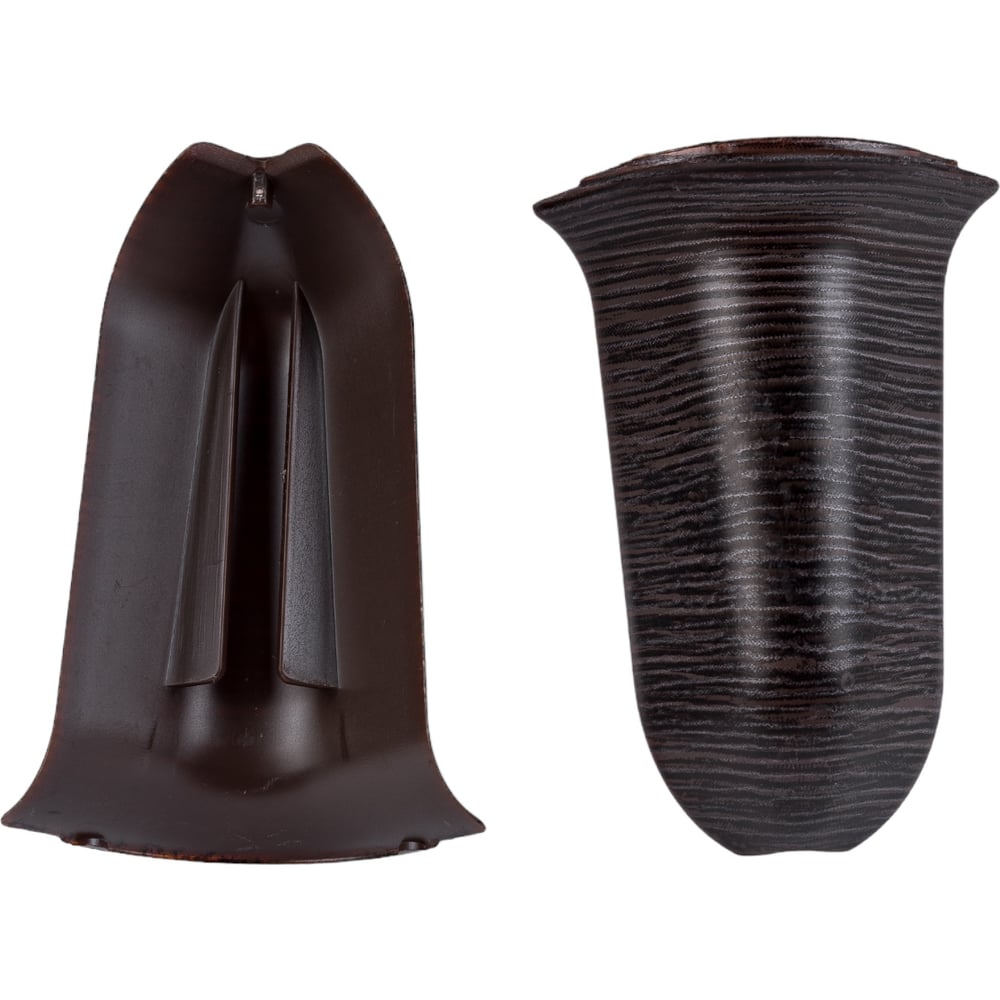 Наружный угол для плинтуса IDEAL Классик 70 мм, 208 дуб мокко К-П70-Нк ...