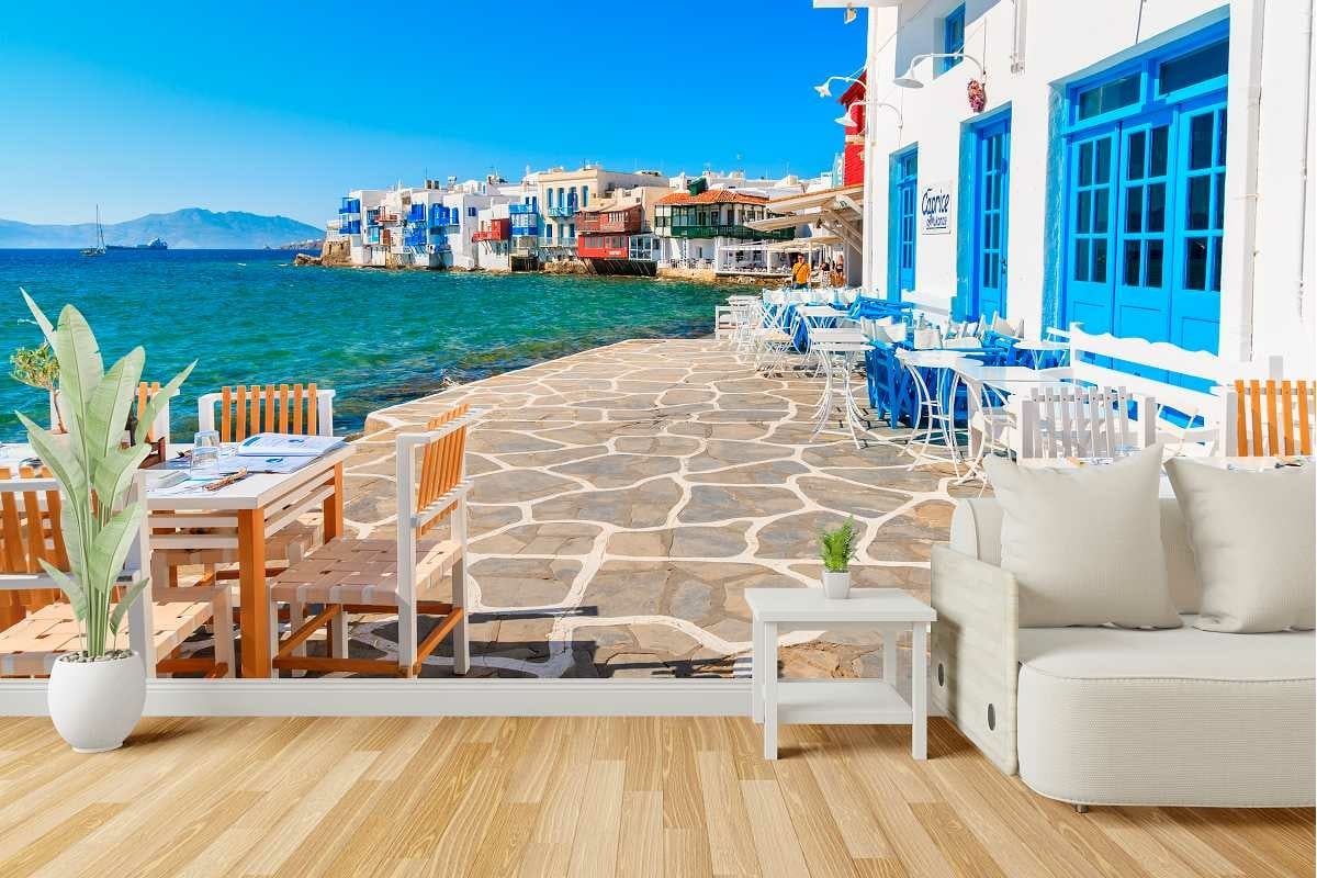 Виниловые фотообои на флизелиновой основе PRIMAVERA Греция PV-1228-P4 ...