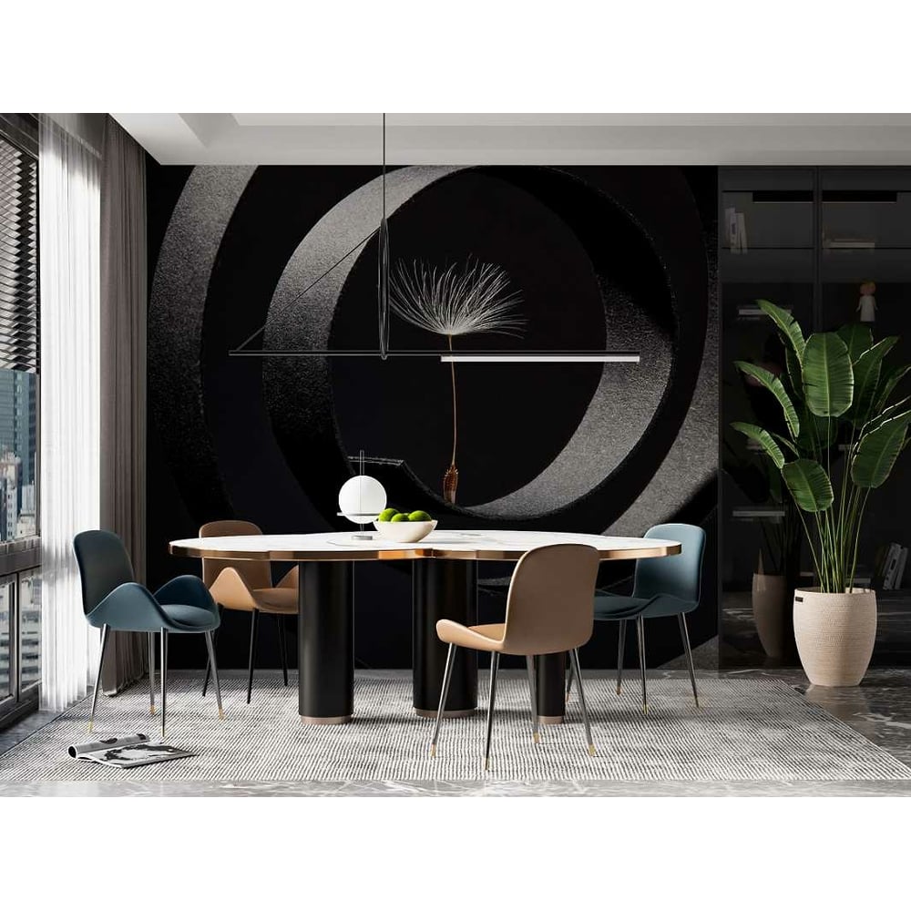 Виниловые фотообои на флизелиновой основе PRIMAVERA Одуванчик PV-1238 ...