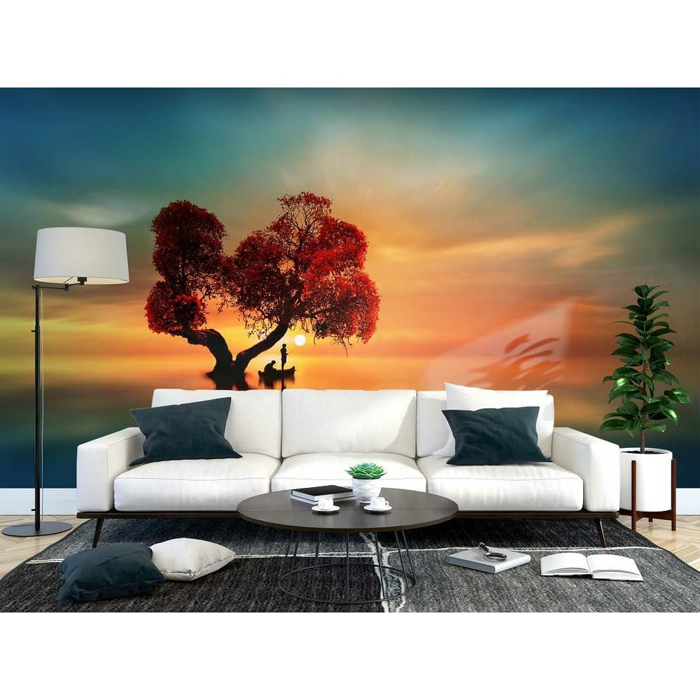 Виниловые фотообои на флизелиновой основе PRIMAVERA Рассвет PV-1205-P4 ...