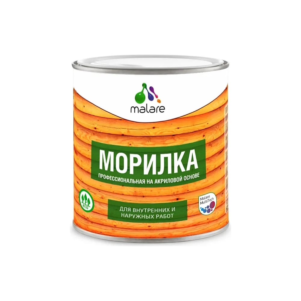 Профессиональная морилка MALARE Professional для дерева, для любых деревянных поверхностей ...