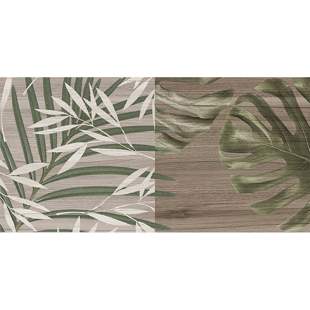 Настенная керамическая плитка LAPARET Organic (табачный; узор; 20x40 см; 15 шт. ) х9999278240 ...