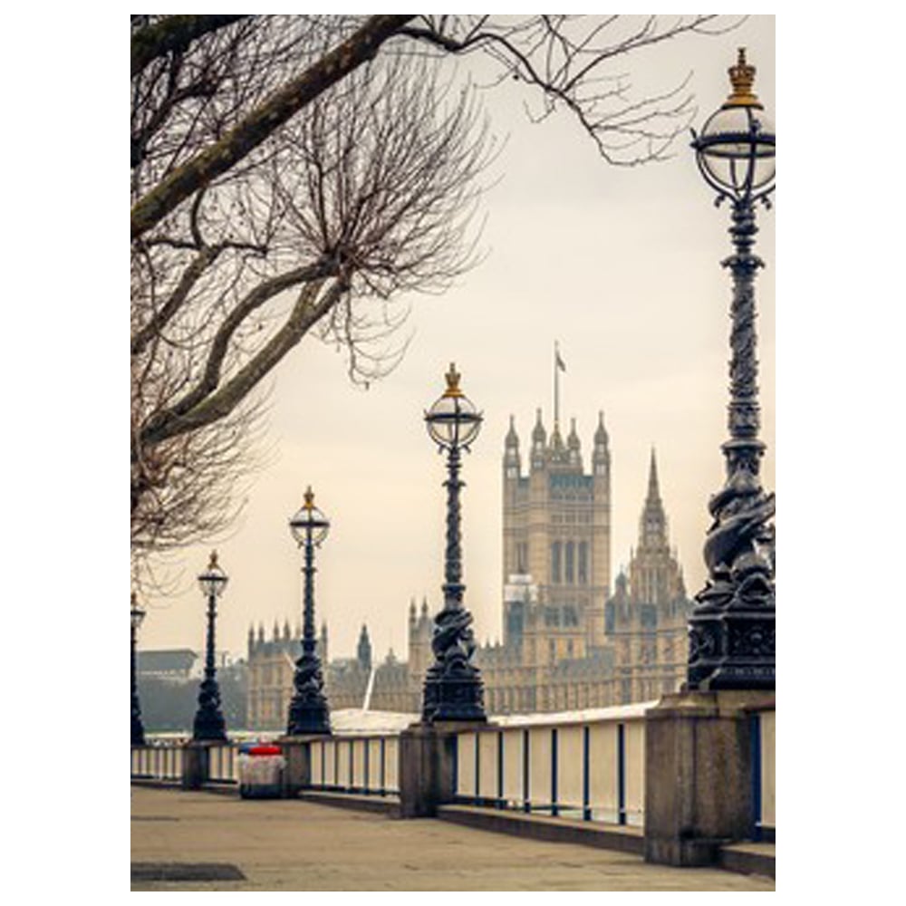Фотообои Студия фотообоев Лондонская набережная, 200x270 см, 2 полотна ...