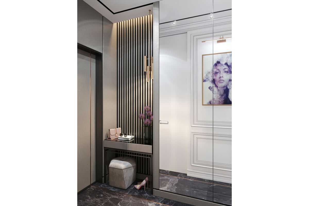 Молдинг стеновой ударопрочный влагостойкий под покраску Decor-Dizayn ...