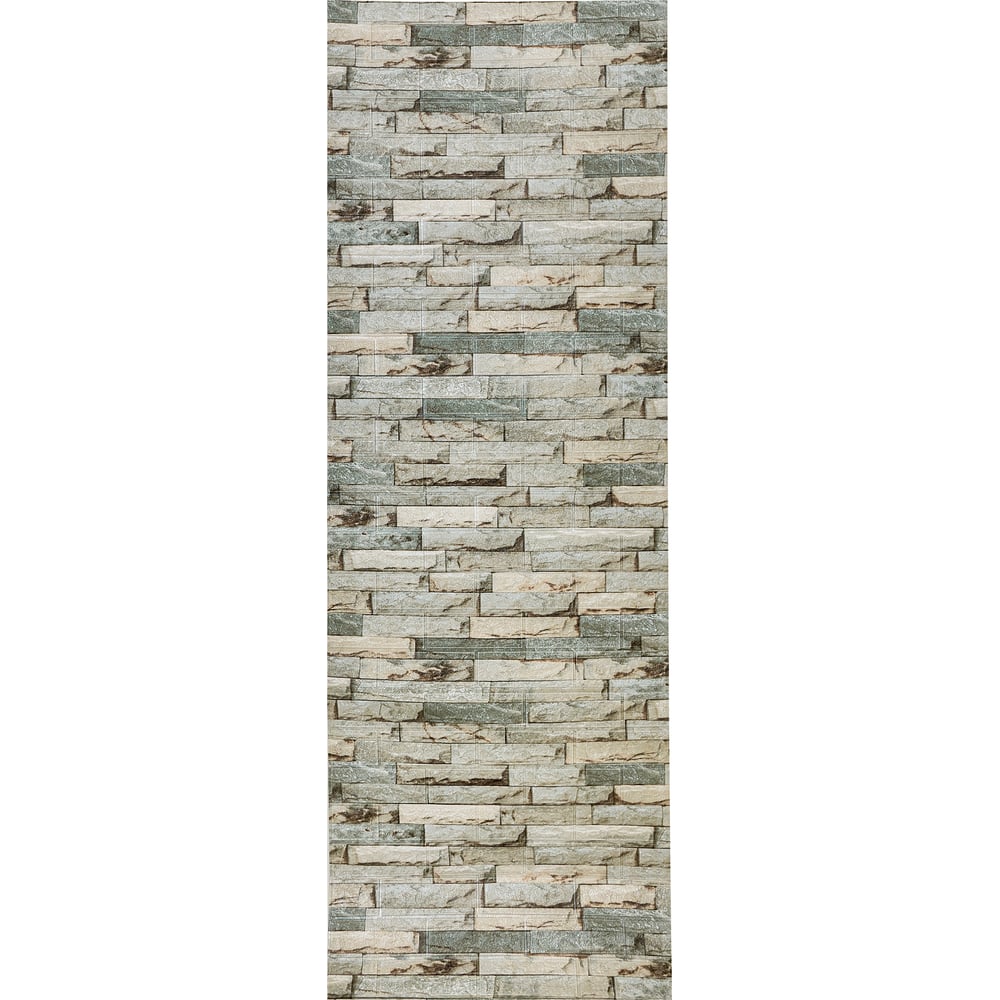 Мягкая самоклеящаяся 3D панель LAKO Камень кладка 16, рулон, 70x600 см ...