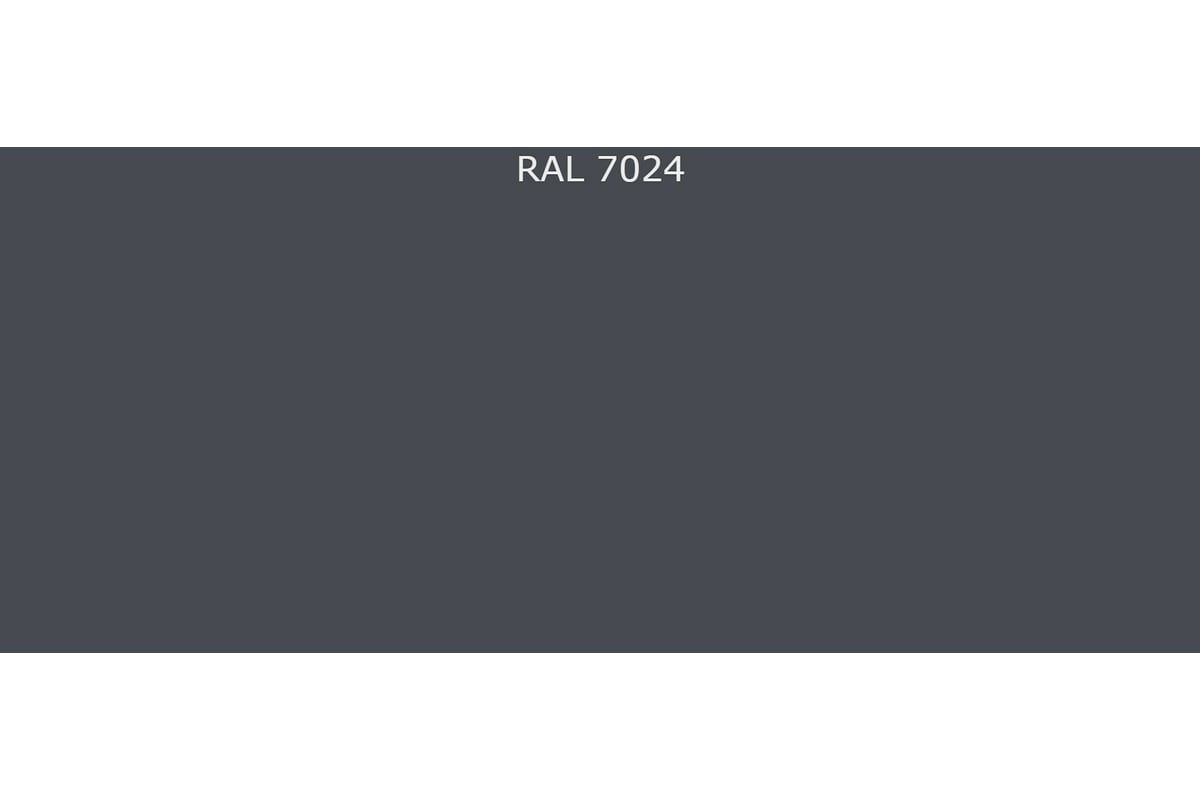 Грунт-эмаль для металла Фарбен алкидно-уретановая, RAL 7024, 20 кг ...