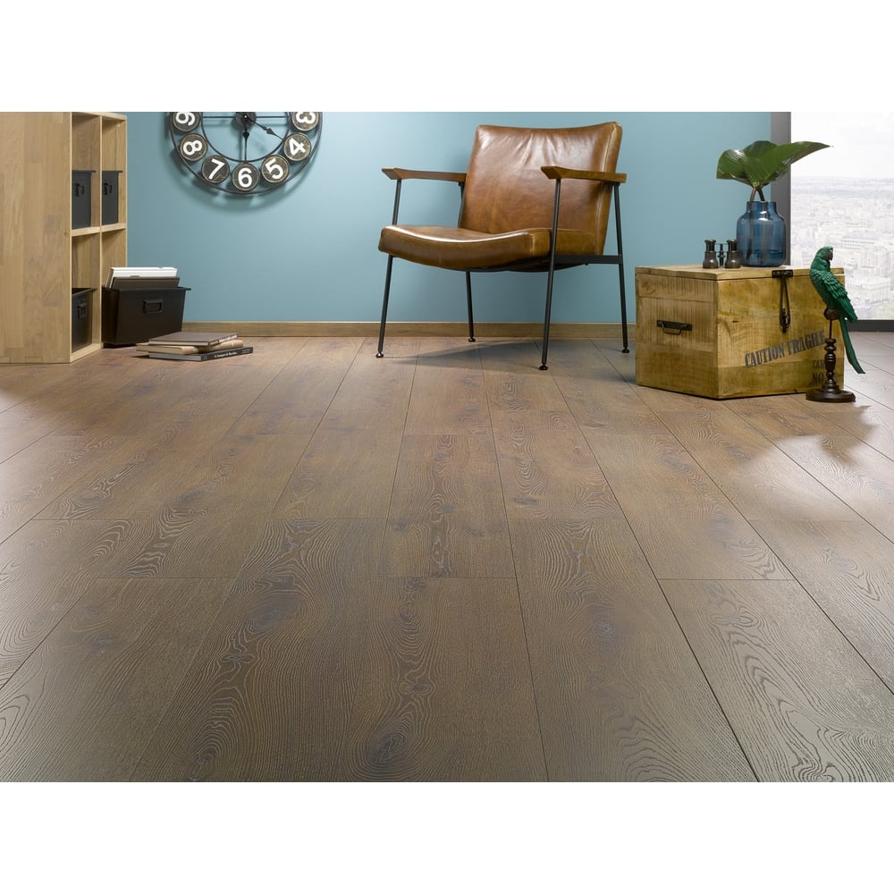 Ламинат Alsafloor Solid Plus Chestnut Oak, 33 класс, толщина 12 мм, 1.65 кв.м 389181 - выгодная ...