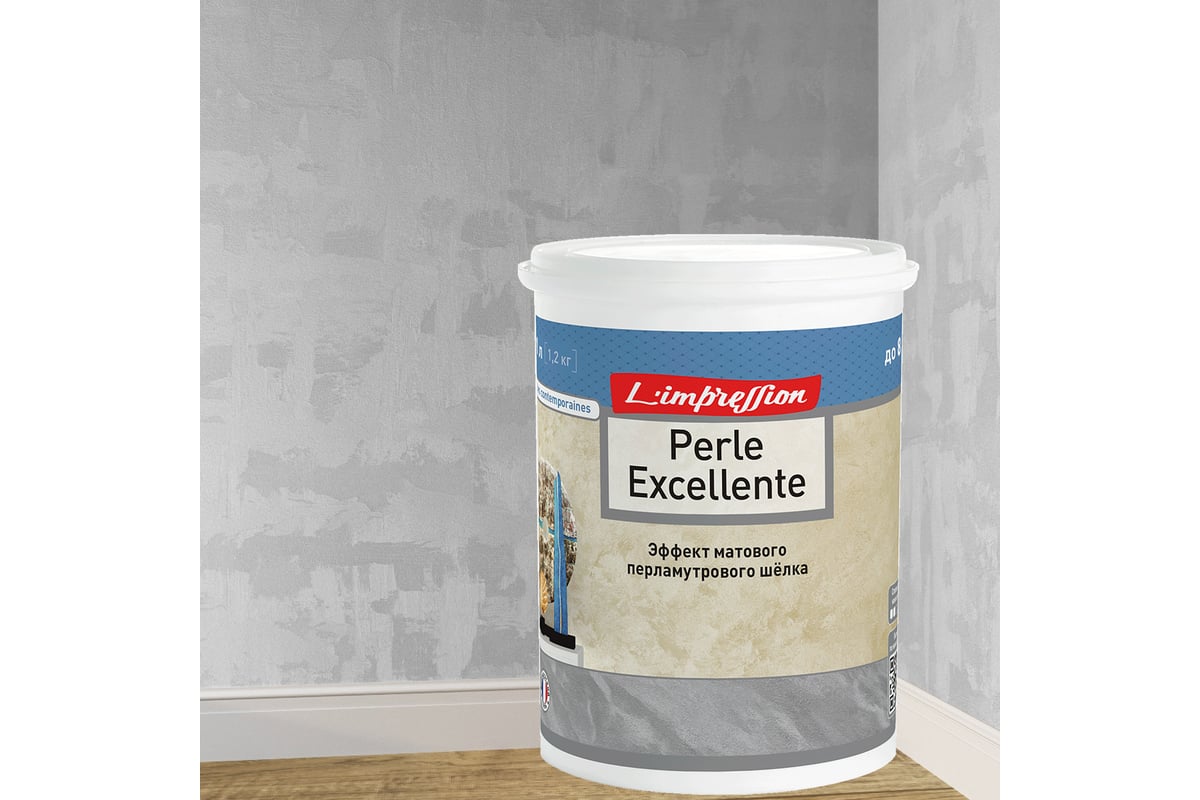 Декоративное покрытие L’impression Perle excellente 1 л, с эффектом ...