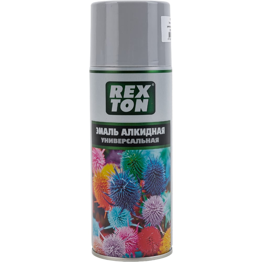 Алкидная универсальная эмаль REXTON светло-серый, аэрозоль RT101.40 ...