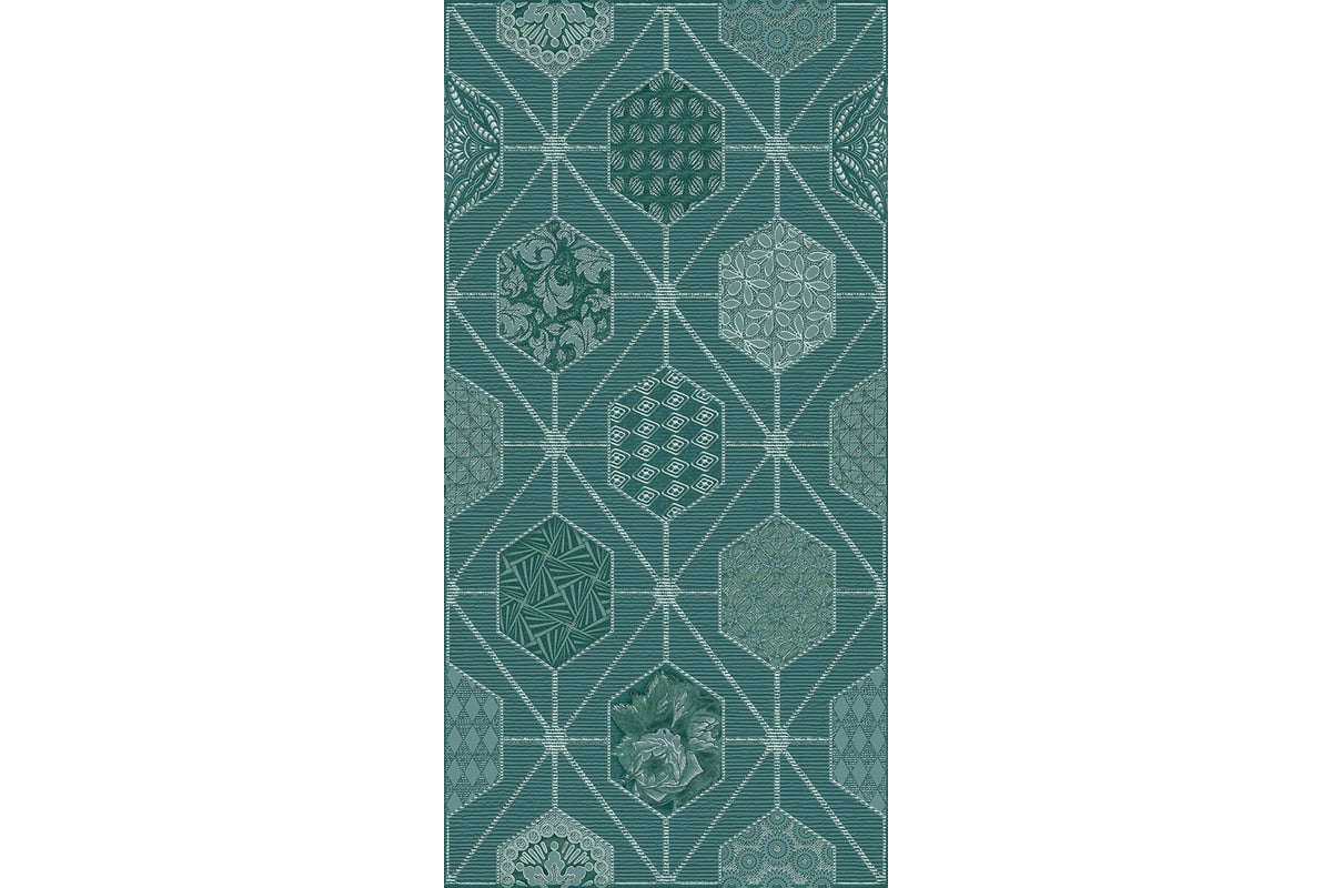 Декор Azori Ceramica devore indigo geometria, 31.5x63 см, 1 шт. 587162001 - выгодная цена ...