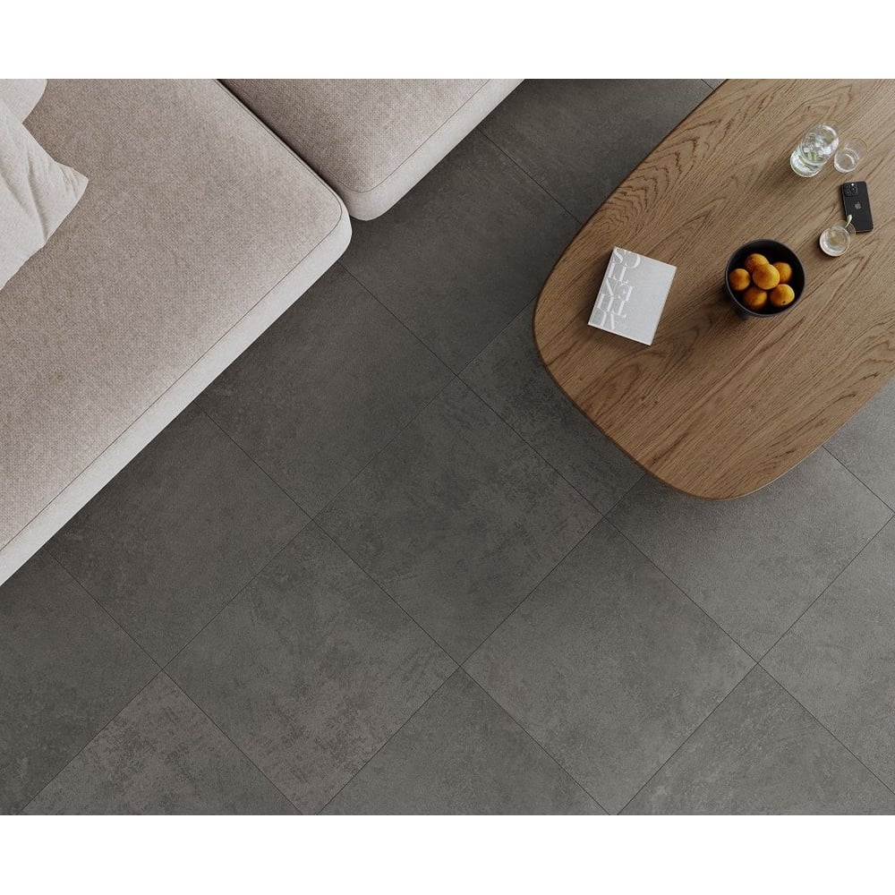 Керамогранит LAPARET smart gris серый 60x119,5 см., матовый структурный, в упаковке 2,151 м2 ...