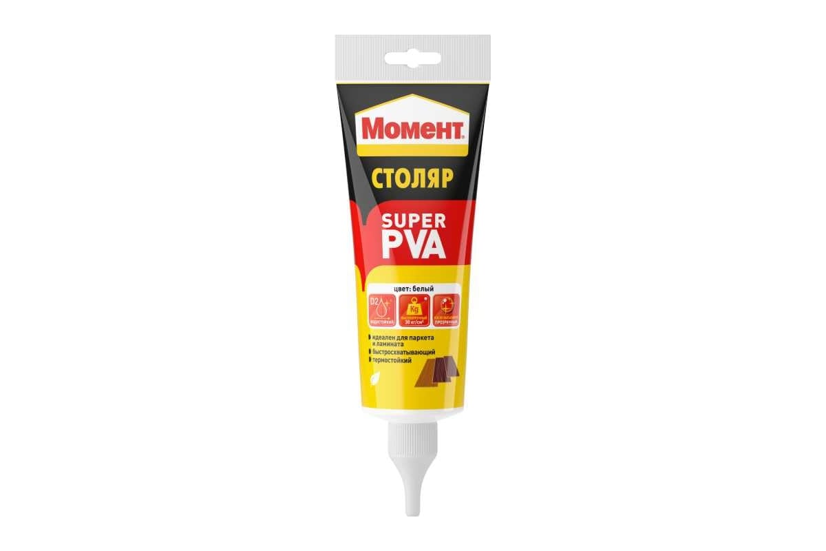 Клей МОМЕНТ Столяр super pva, 125 г 3000291 - выгодная цена, отзывы ...