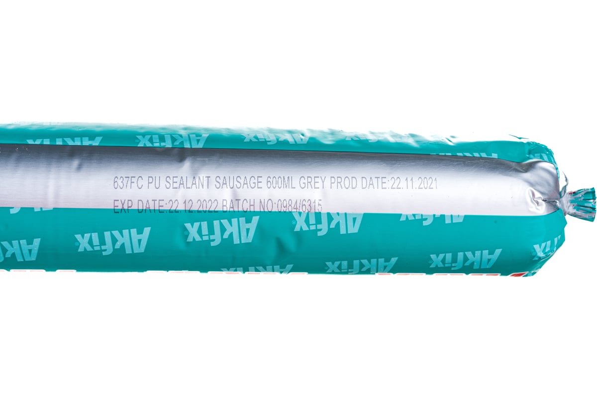 Полиуретановый быстросохнущий герметик Akfix 637FC, серый, 600 мл AA667 ...