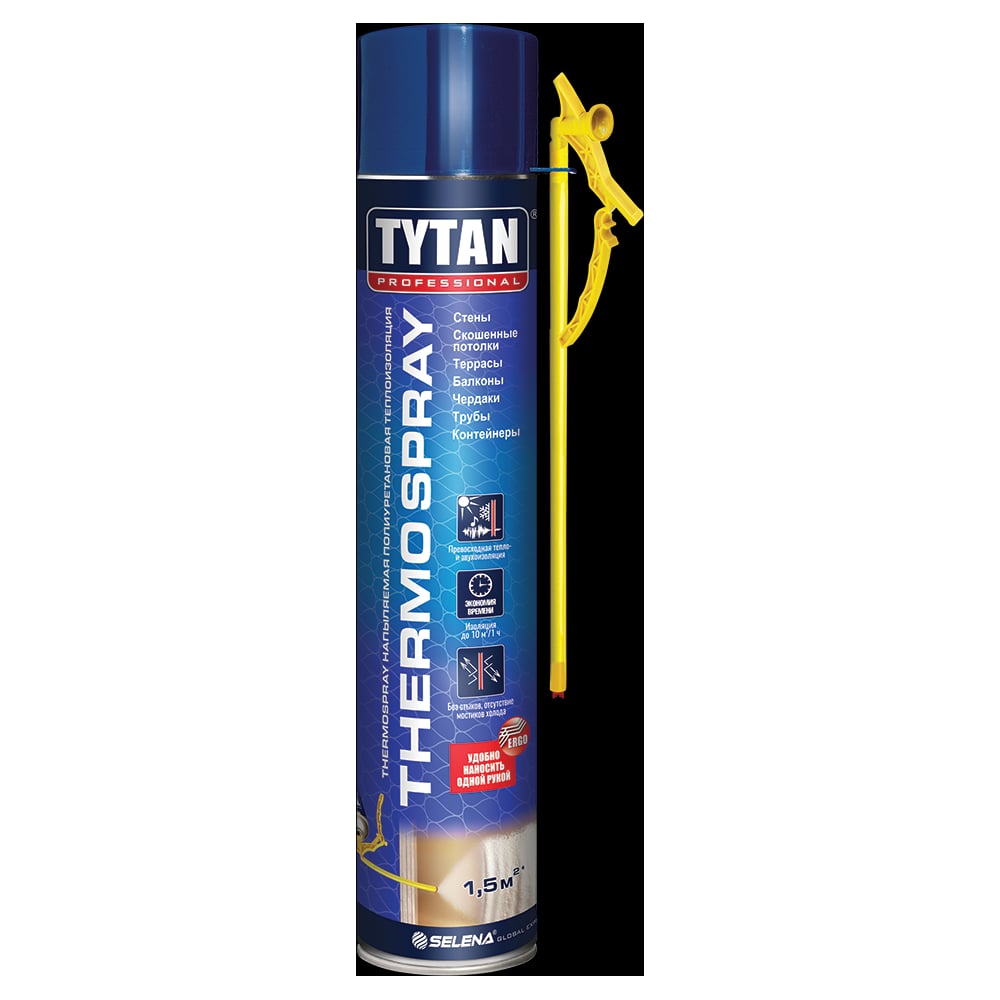 Напыляемая теплоизоляция TYTAN PROFESSIONAL THERMOSPRAY полиуретановая ...