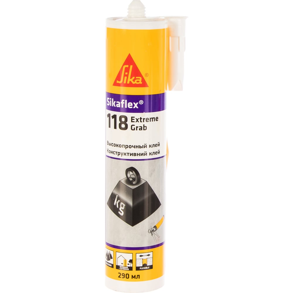 Клей Sika Sikaflex-118 Extr.Grab бел 290 мл 387 - выгодная цена, отзывы ...