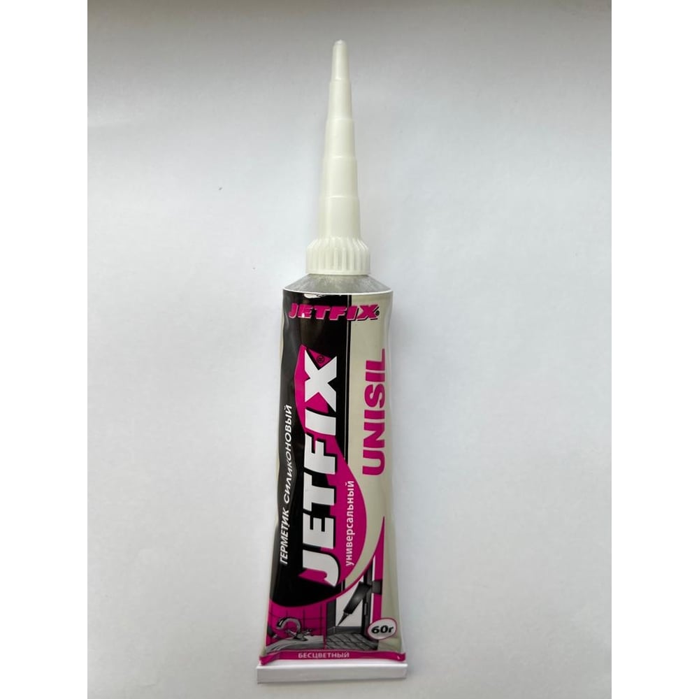 Силиконовый универсальный герметик JETFIX UNISIL бесцветный 60гр 21065 ...