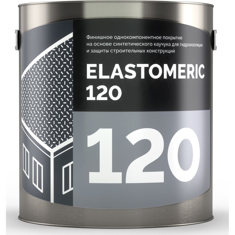 Мастика для кровли Elastomeric Systems 3 кг, серый финиш elastomeric-120 1200003 - выгодная цена ...